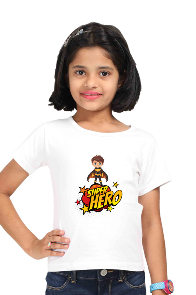 SUPERHERO premium pure cotton girl T-shirt – Kreative Mint